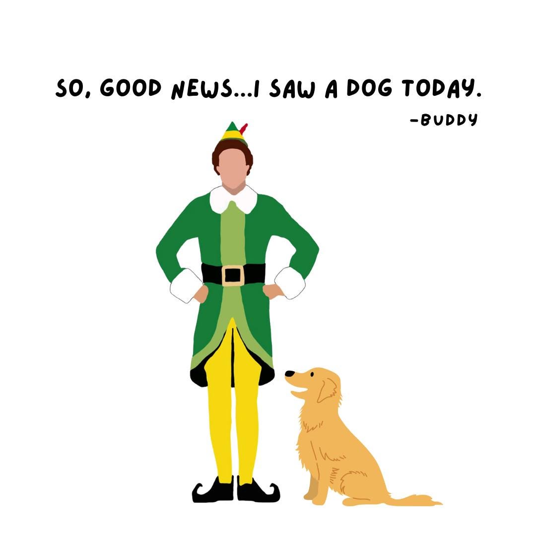 Christmas Print Buddy the Elf Christmas Season Elf Quotes Christmas ...