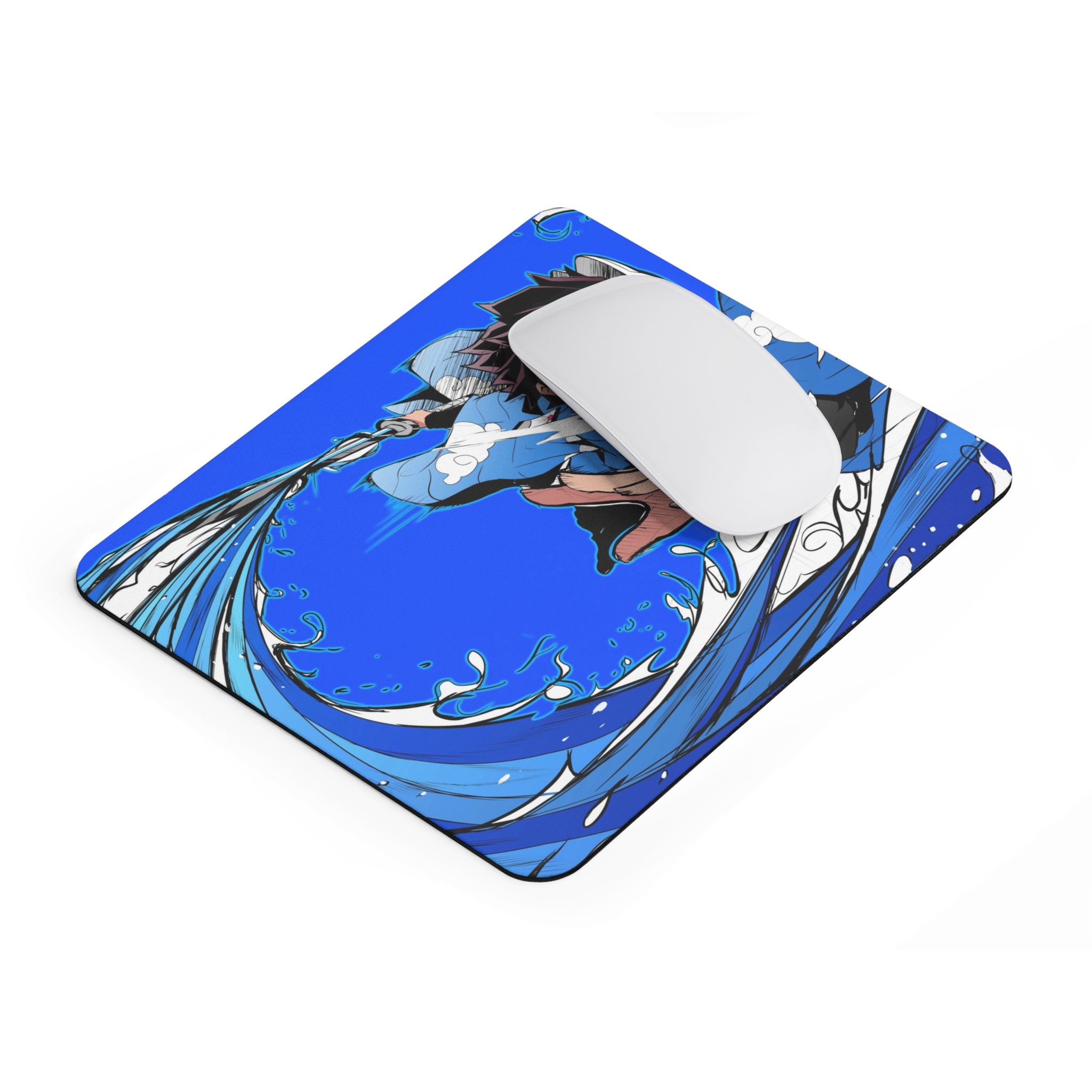 Tanjiro's Water Breathing Mousepaddemon Slayer Art Animeauraproducts - Etsy