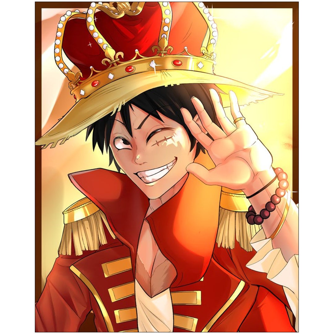 King Luffy Print - Etsy
