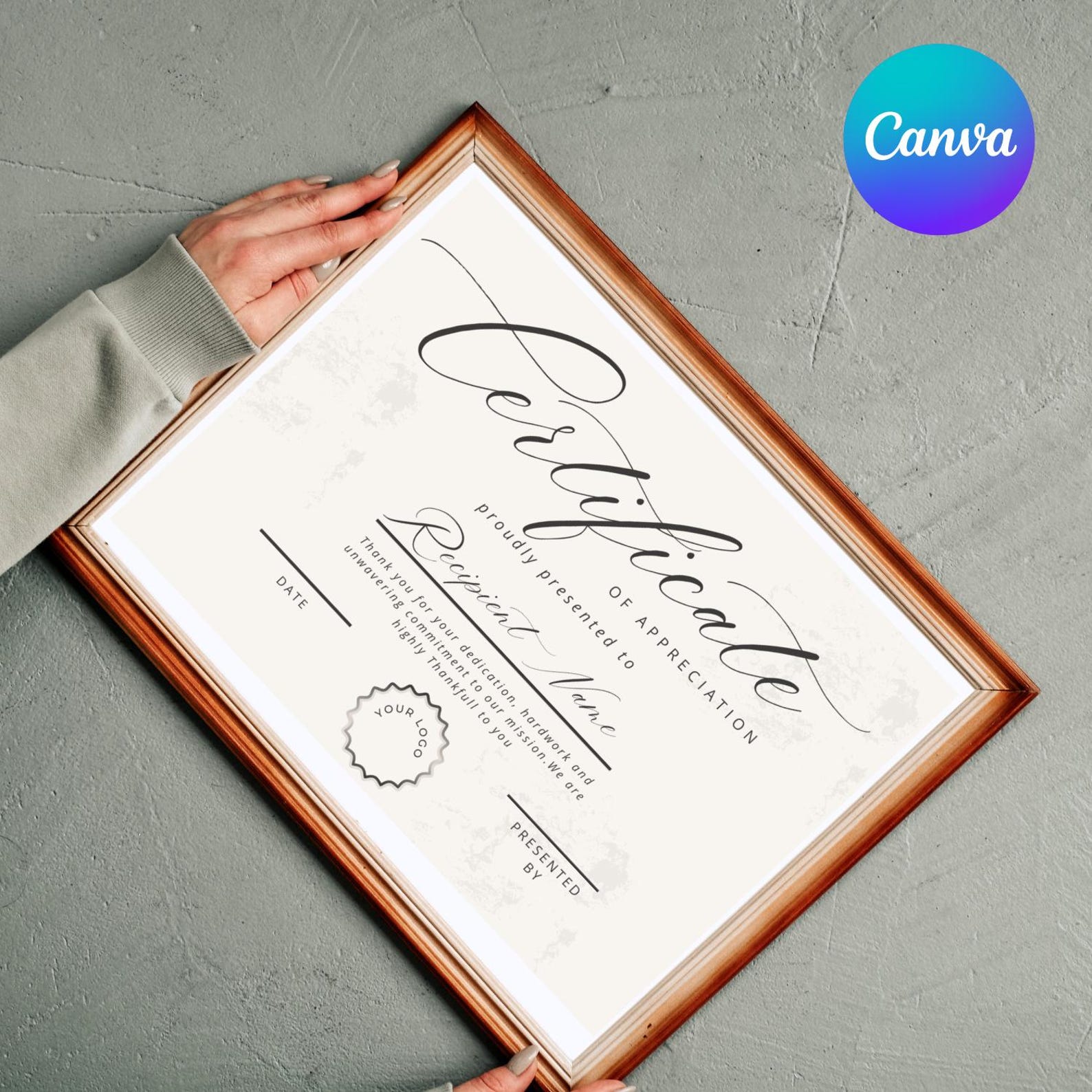 Editable Certificate of Appreciation Template, Graduation Certificate ...