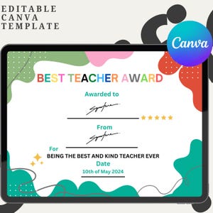 Editable Certificate of Achievement, Certificate Template, Well Done ...