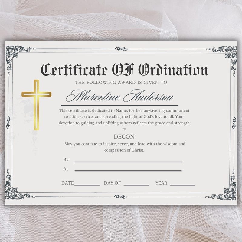 Emeritus Certificate - Etsy