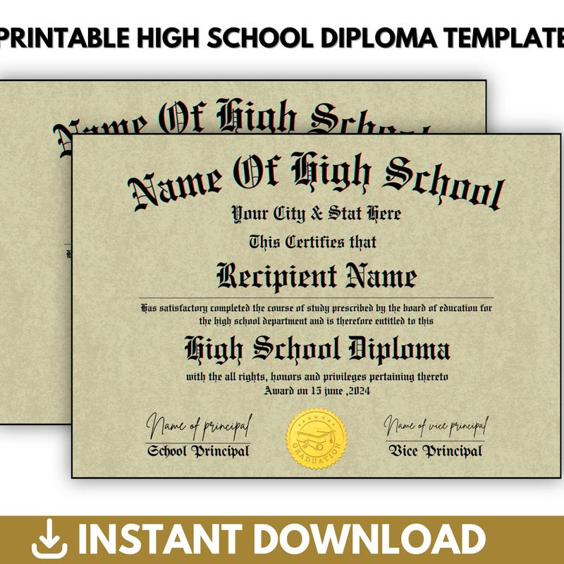 Diploma - Etsy