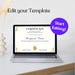 Editable Certificate of Appreciation Template, Graduation Certificate ...