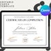 Editable Certificate of Completition Template, Graduation Certificate ...