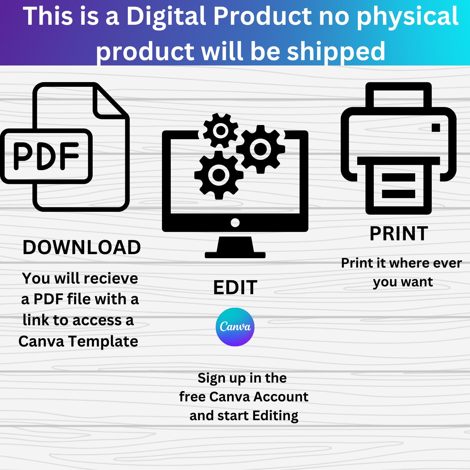 Printable High School Diploma, School Equivalency Diploma, Graduation ...