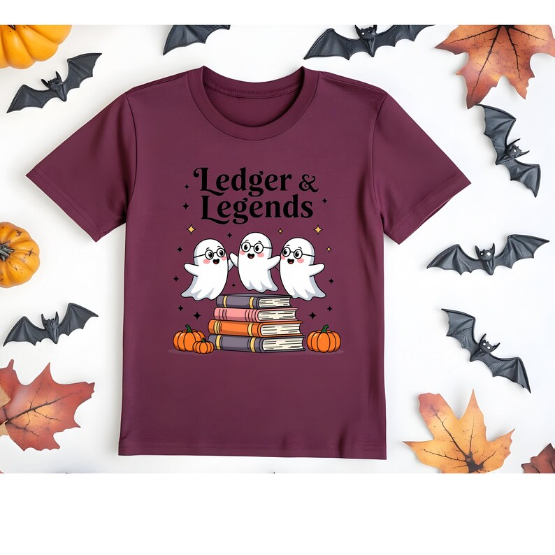 Funny Accountant Ghost T-shirt: Spooky Season Office Tee - Etsy UK