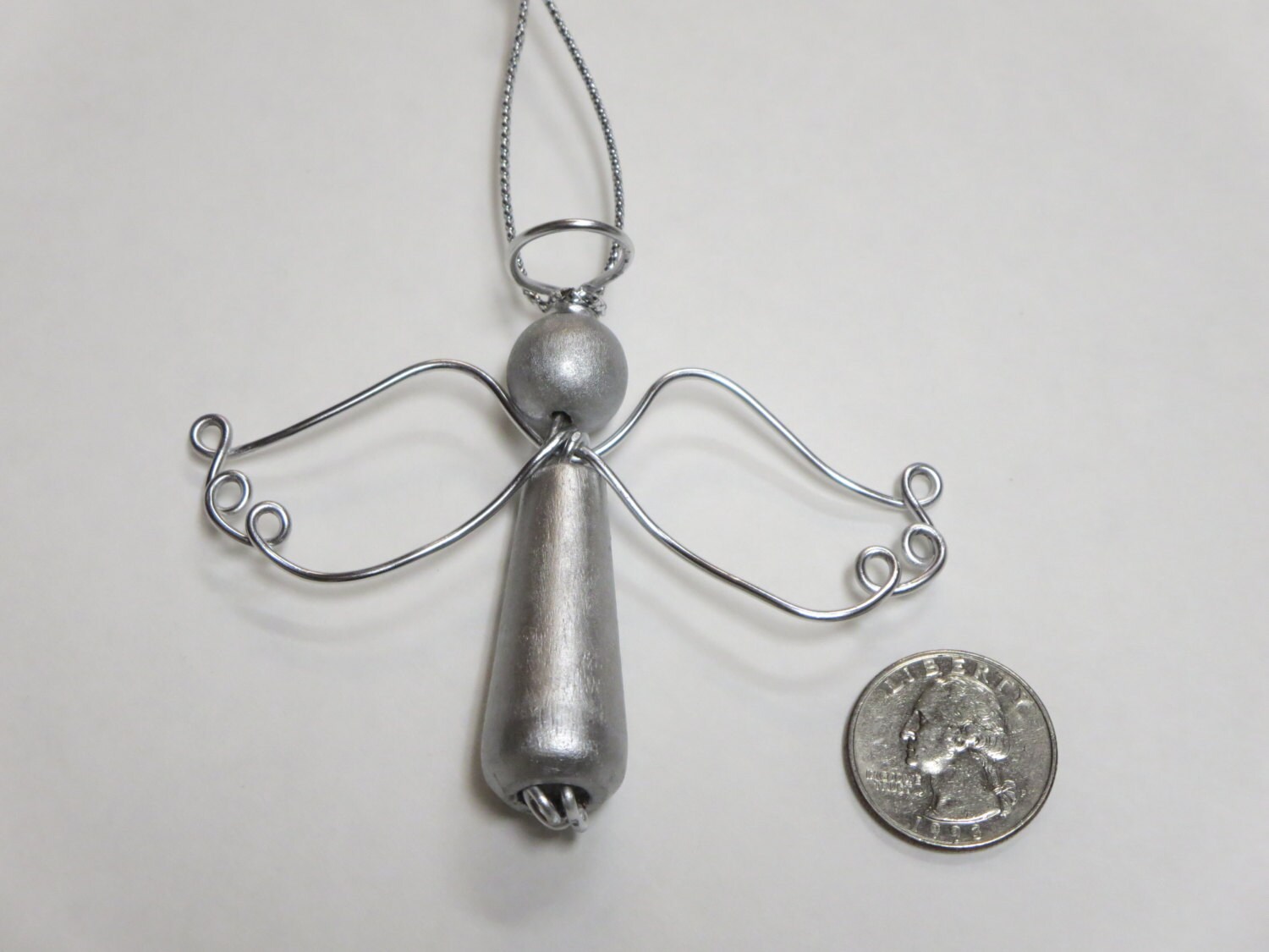 Handmade Wire Angel Ornaments - Set of 8 - Etsy