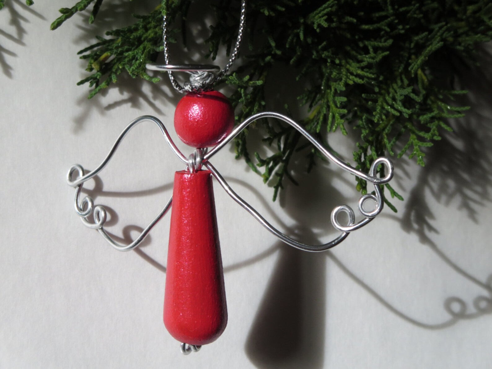 Handmade Wire Angel Ornaments - Set of 8 - Etsy