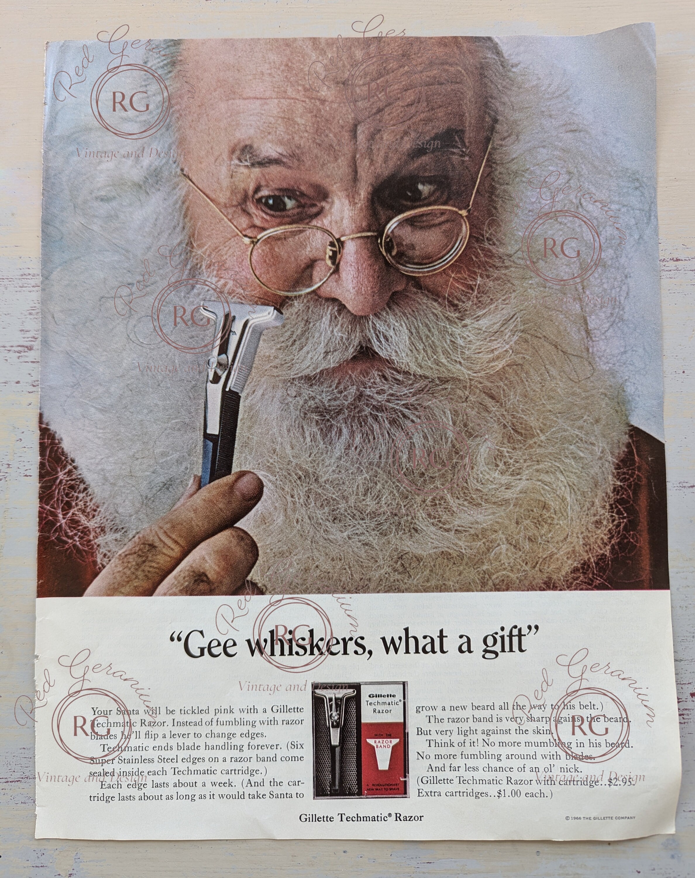 Vintage 1960’s Gillette Holiday Razors Ad, Saturday Evening Post - Etsy