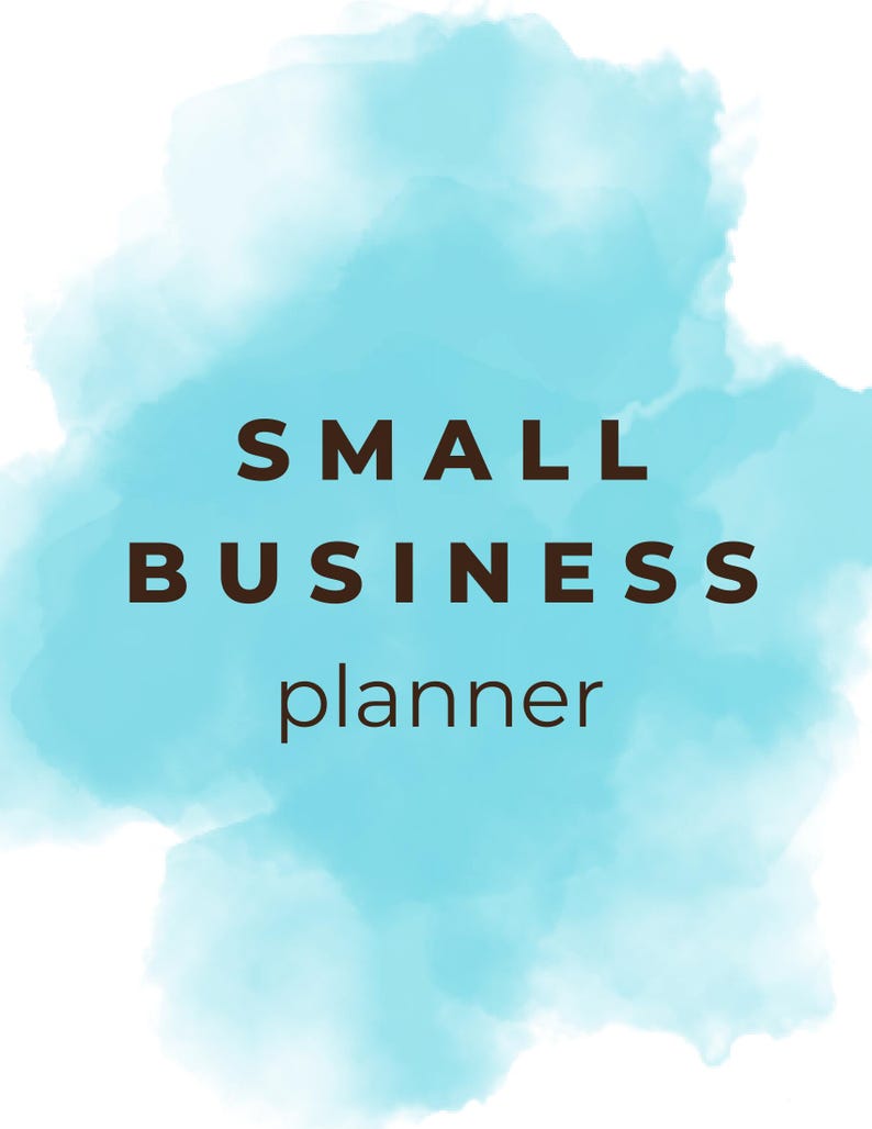 Printable Business Planner Bundle Editable Small Business Planner ...