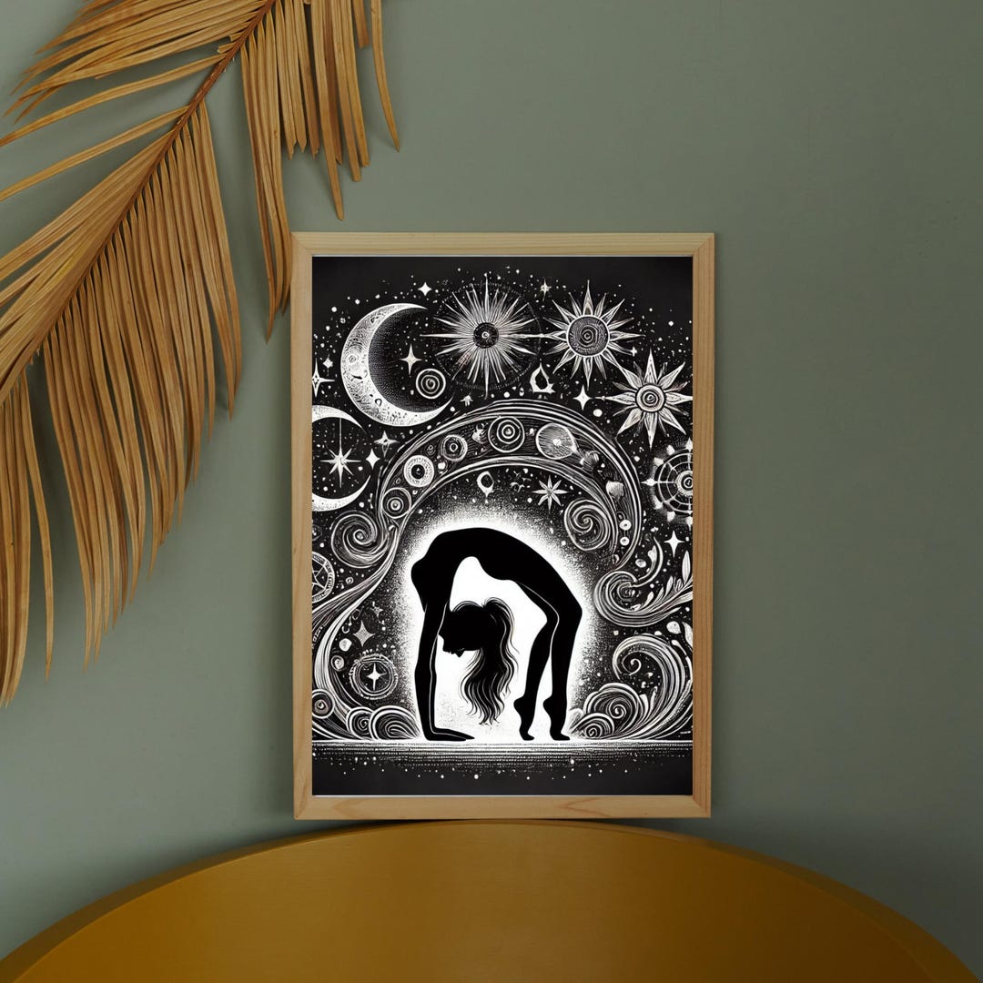 Spiritual Awakening Through Balance | Mystical Printable Wall Art ...