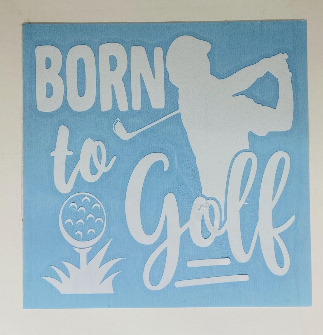 Golf Decal- Car Decal, Window Cling - Etsy