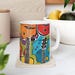 Guitar Mug, Colorful Musical Instrument Coffee Cup, Music Lover Gift ...