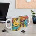 Guitar Mug, Colorful Musical Instrument Coffee Cup, Music Lover Gift ...