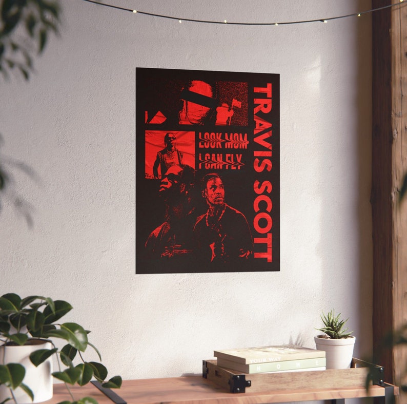 Travis Scott Poster, Gift, Music, Room Decoration, Music Wall Art, Song ...