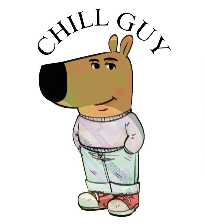 Chill Guy PNG - Etsy