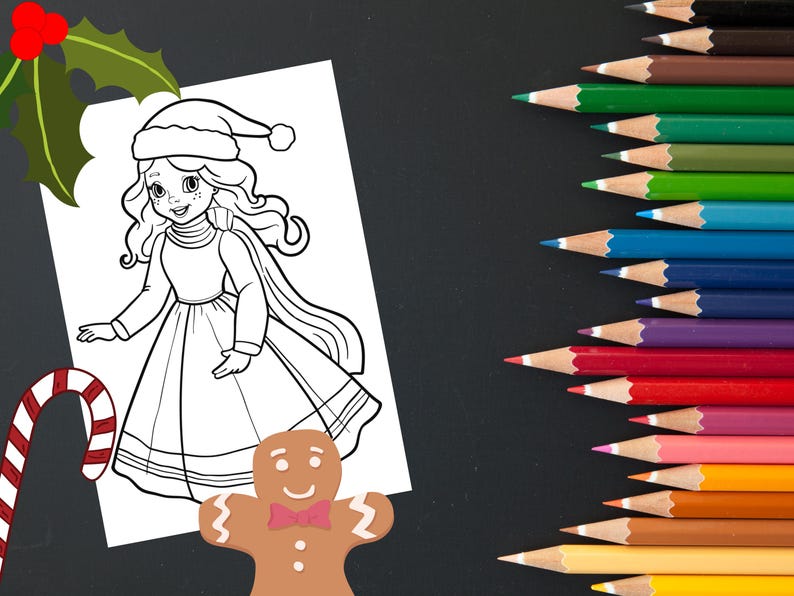 Christmas Coloring Pages for Kids: Festive Printable Activities ...