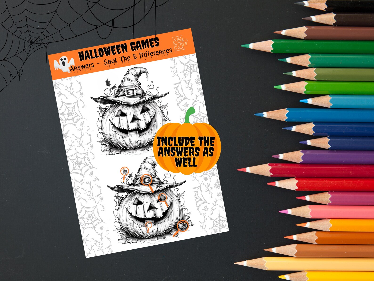 Halloween 'spot the Difference' Puzzles | Digital Download | Fun and ...