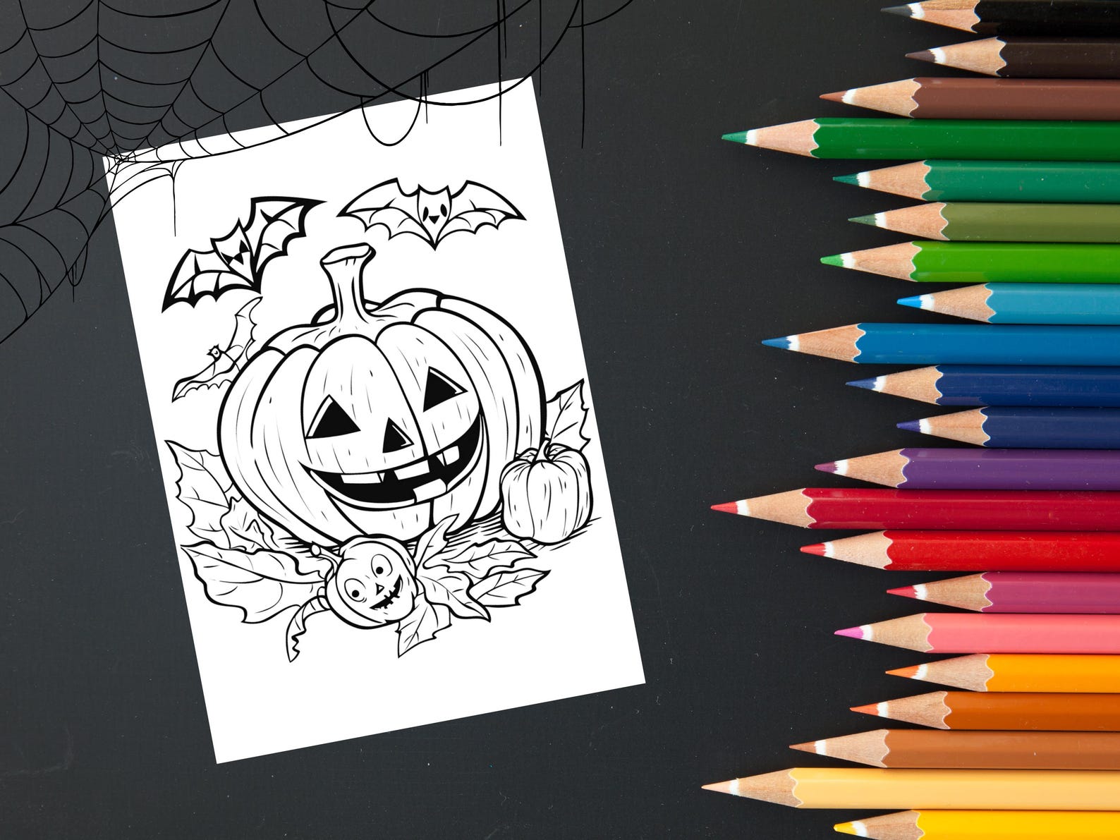 Halloween Coloring Pages for Kids: Spooky Printable Crafts (digital ...