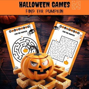 Pumpkin Hunt Halloween Maze Game | Fun Kids Activity | Printable PDF ...