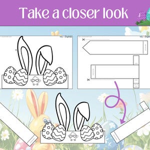 DIY Easter Bunny Headband for Kids – Printable Paper Crown for Spring ...