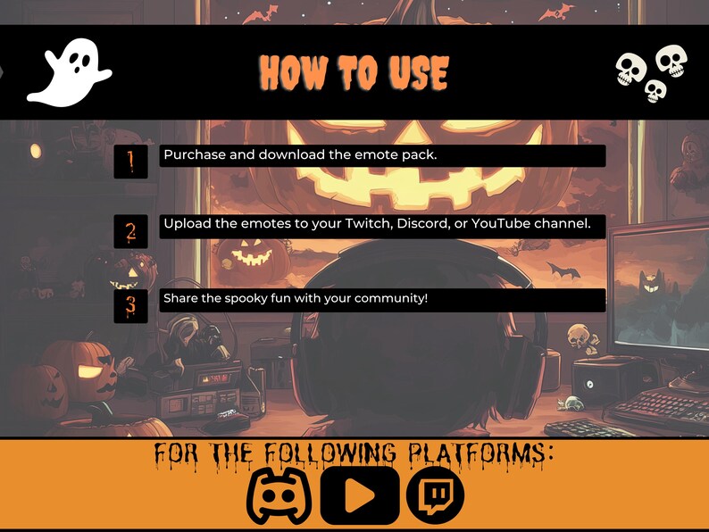 Mummy Emotes Pack for Twitch, Discord and Youtube | Spooky & Fun ...