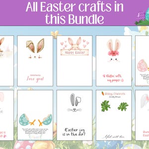 Easter Handprint Footprint Art Craft Bundle – Fun DIY Kids Craft, Baby ...