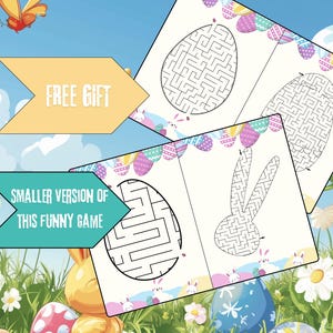 Printable Easter Maze Game – Fun Kids Puzzle, Classroom Holiday ...