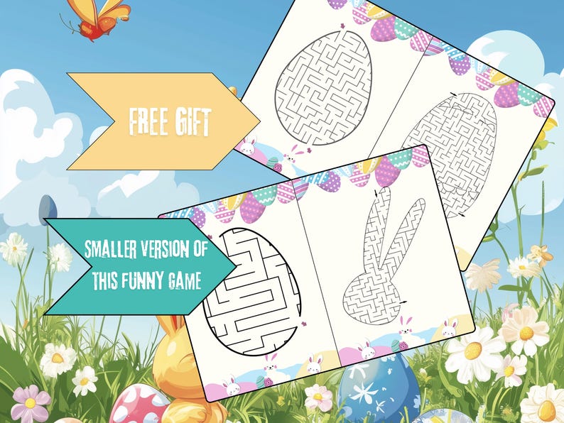Printable Easter Maze Game – Fun Kids Puzzle, Classroom Holiday ...