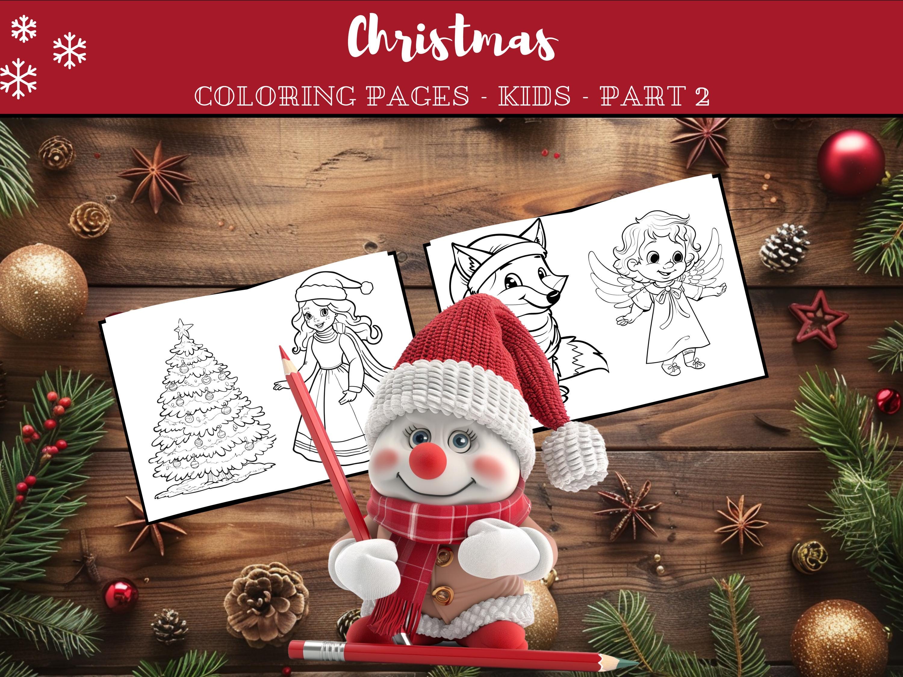 Christmas Coloring Pages for Kids: Festive Printable Activities ...