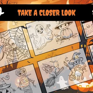 Halloween Coloring Pages for Kids | Digital Download | Fun & Spooky ...
