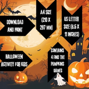 Pumpkin Hunt Halloween Maze Game | Fun Kids Activity | Printable PDF ...
