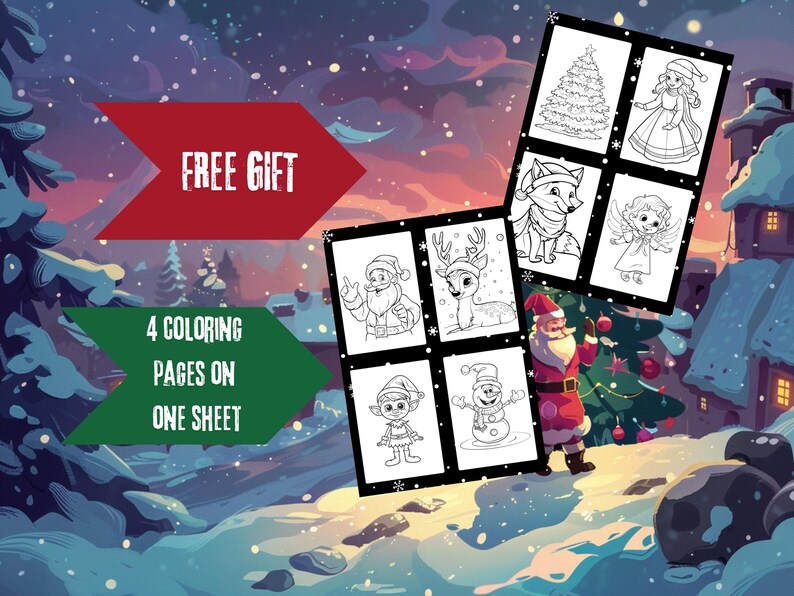 Christmas Coloring Pages for Kids: Festive Printable Activities ...