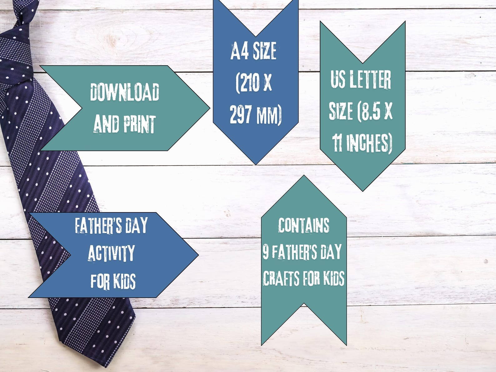 Father's Day Handprint and Footprint Craft Bundle: DIY Cards for Dad ...