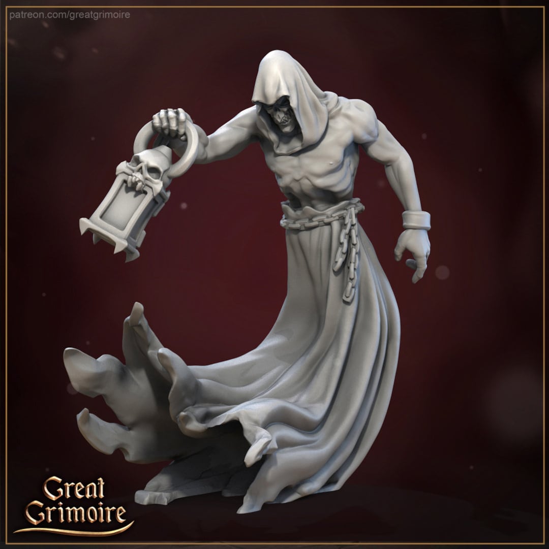 32mm Ghosts/wraiths by Great Grimoire Choose Your Figure Tabletop D&D ...
