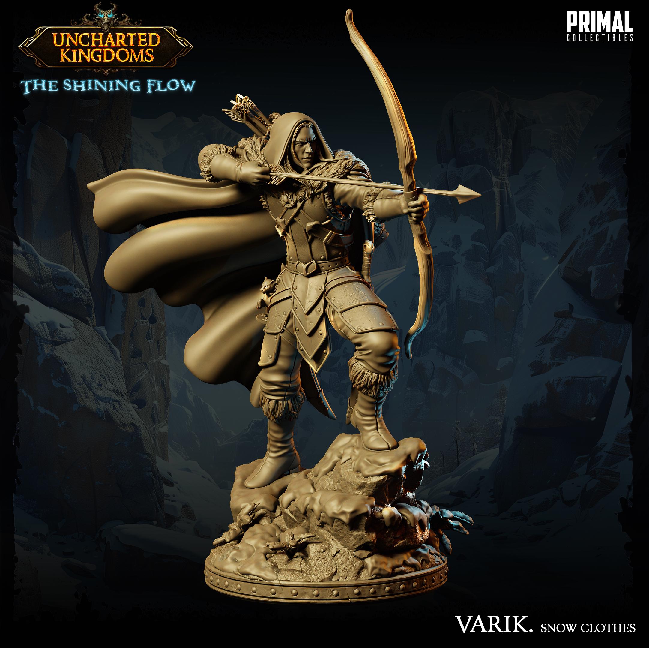 32/75mm Male Drow Ranger Drizzt Do'urden Inspired by Primal ...