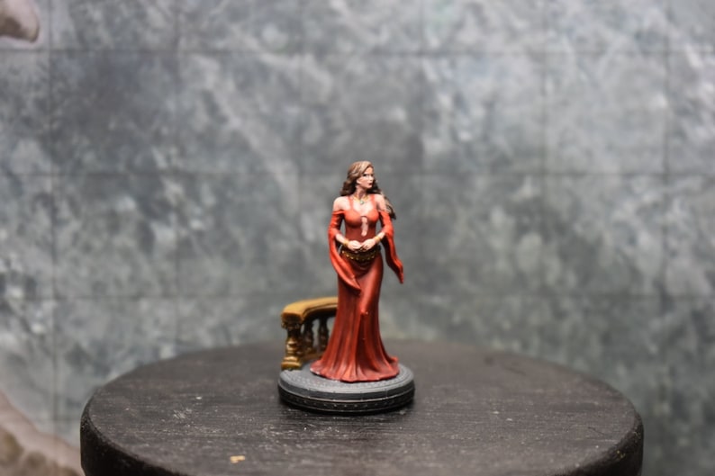 32/75mm Hiedra the Female Mystic by Primal Collectibles Tabletop D&D ...