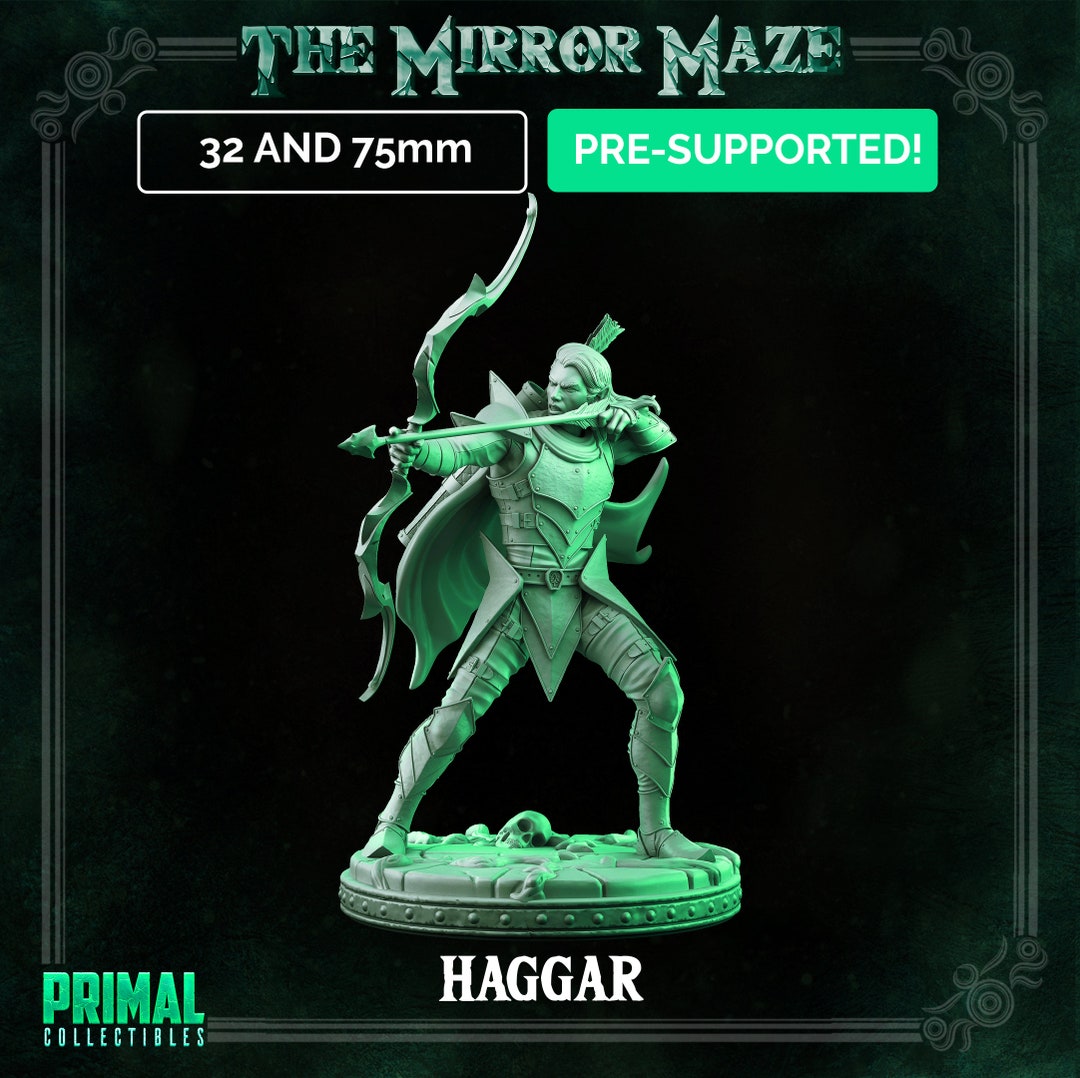 32/75mm Male Elf Haggar - the Mirror Maze by Primal Collectibles ...