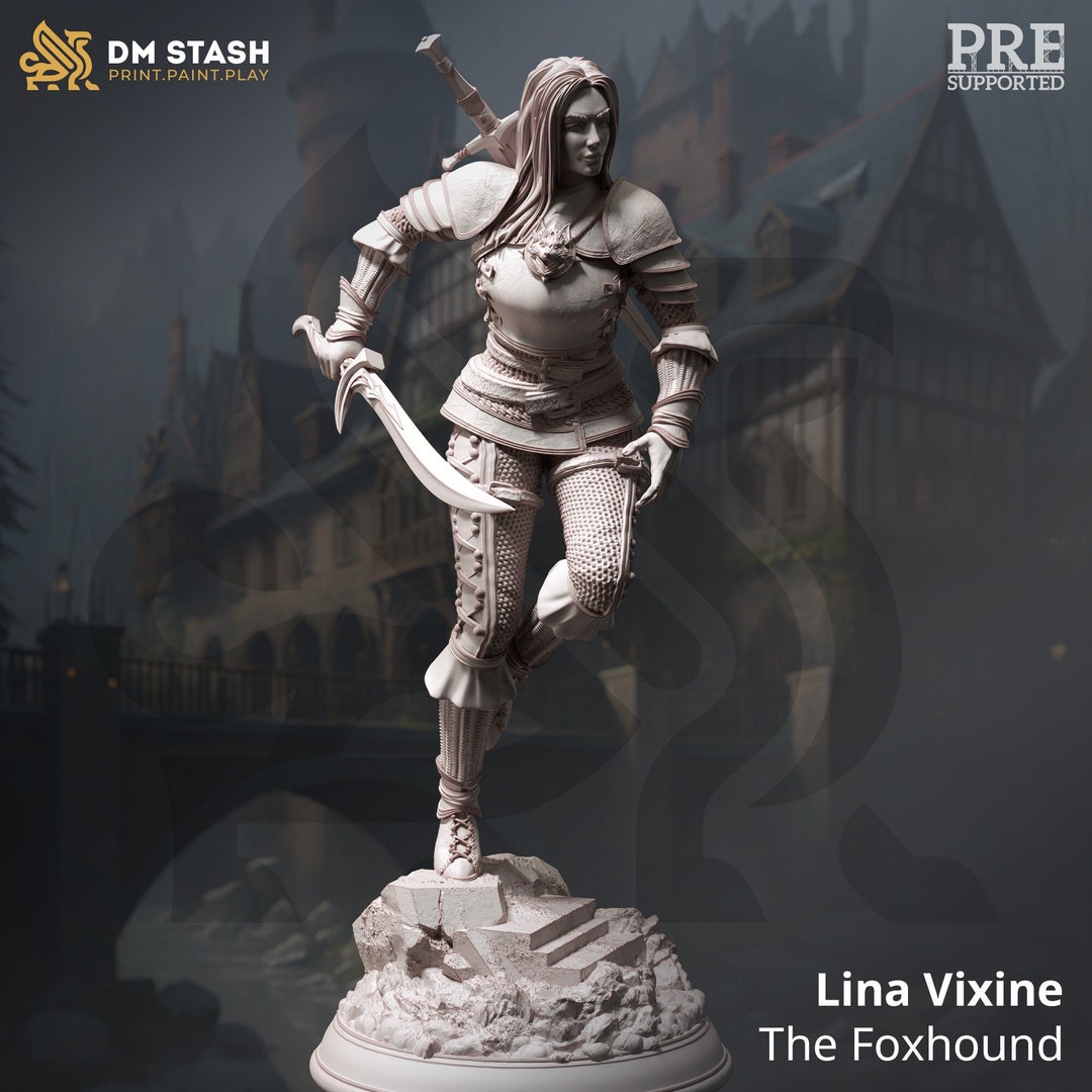 32/75mm Lina Vixine the Foxhound by DM Stash Hexhunters of Brightstone ...
