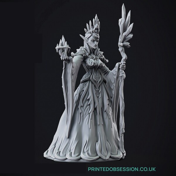 Female Eladrin Miniature - Etsy