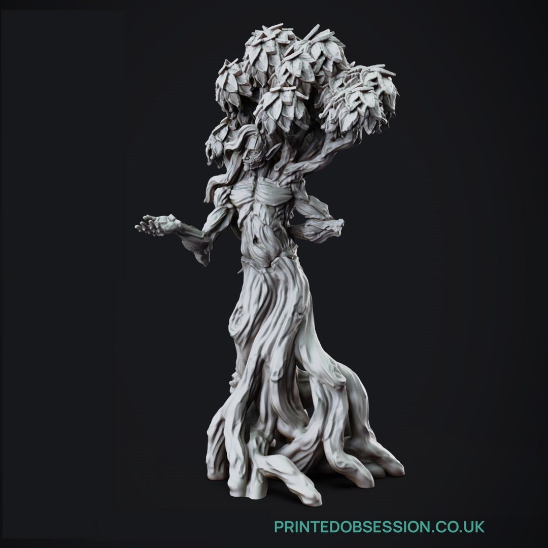 Male Dryad Miniature by Printed Obsession Tabletop D&D Fantasy Creature ...