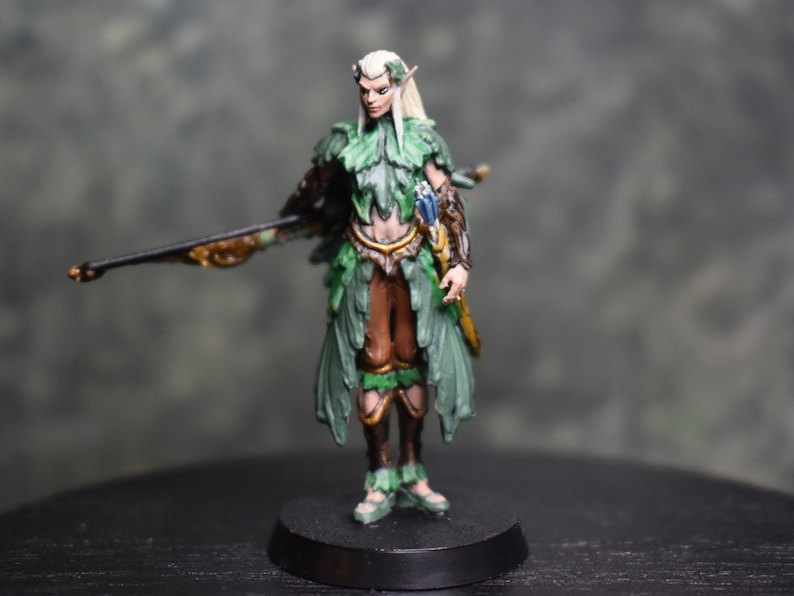 32mm Male Eladrin Elf Miniature by Printed Obsession Tabletop - Etsy