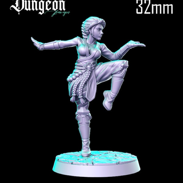 Female Monk Miniatures - Etsy