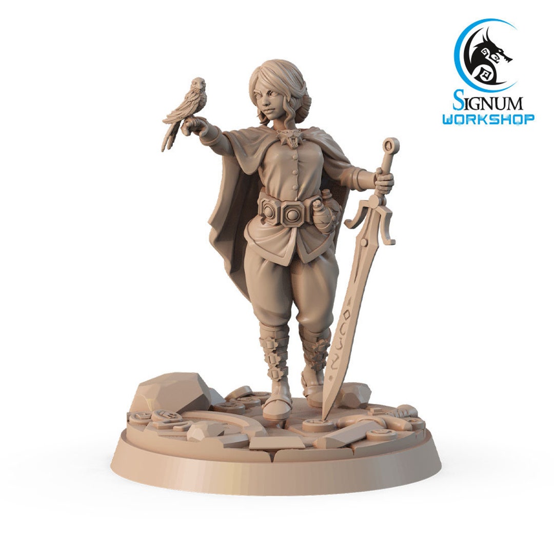 32mm Ellen the Swallow Halfling Witch Hunter by Signum Workshop ...