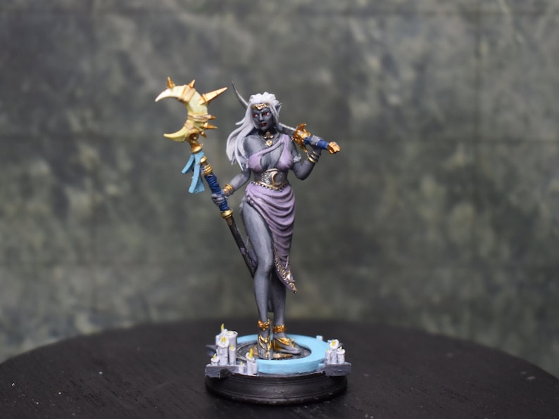 32/75mm Kadna Glyndrel Drow Moon Priestess by DM Stash Tabletop D&D ...