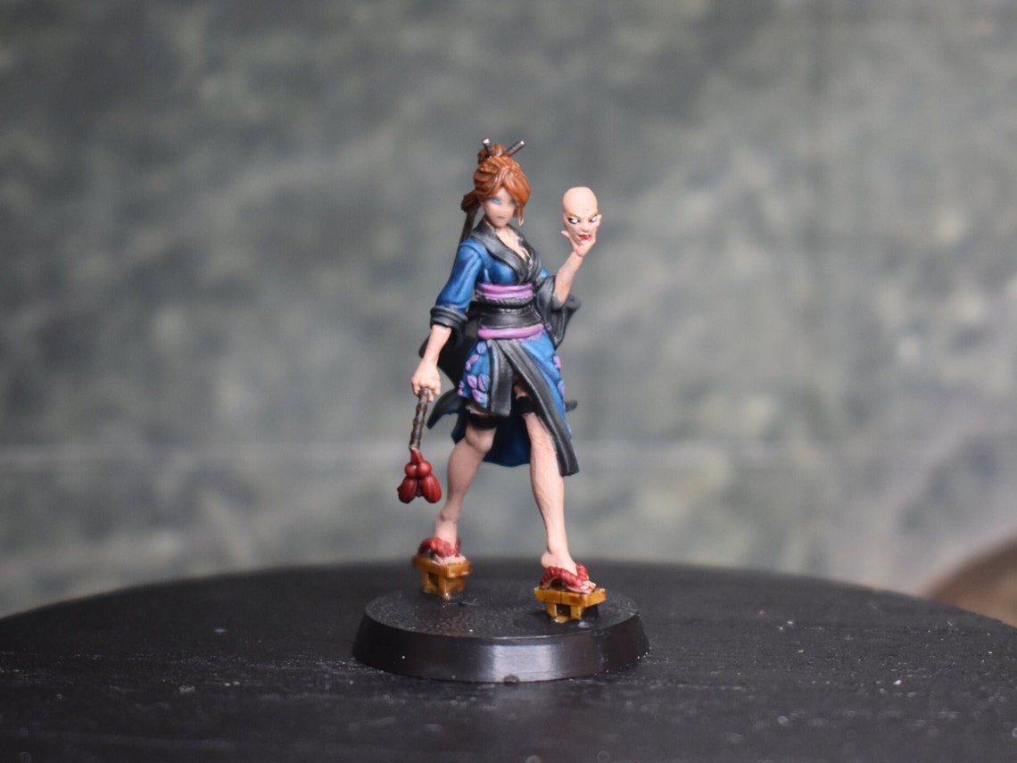 28mm Changeling Ninja Miniature by Printed Obsession Tabletop - Etsy