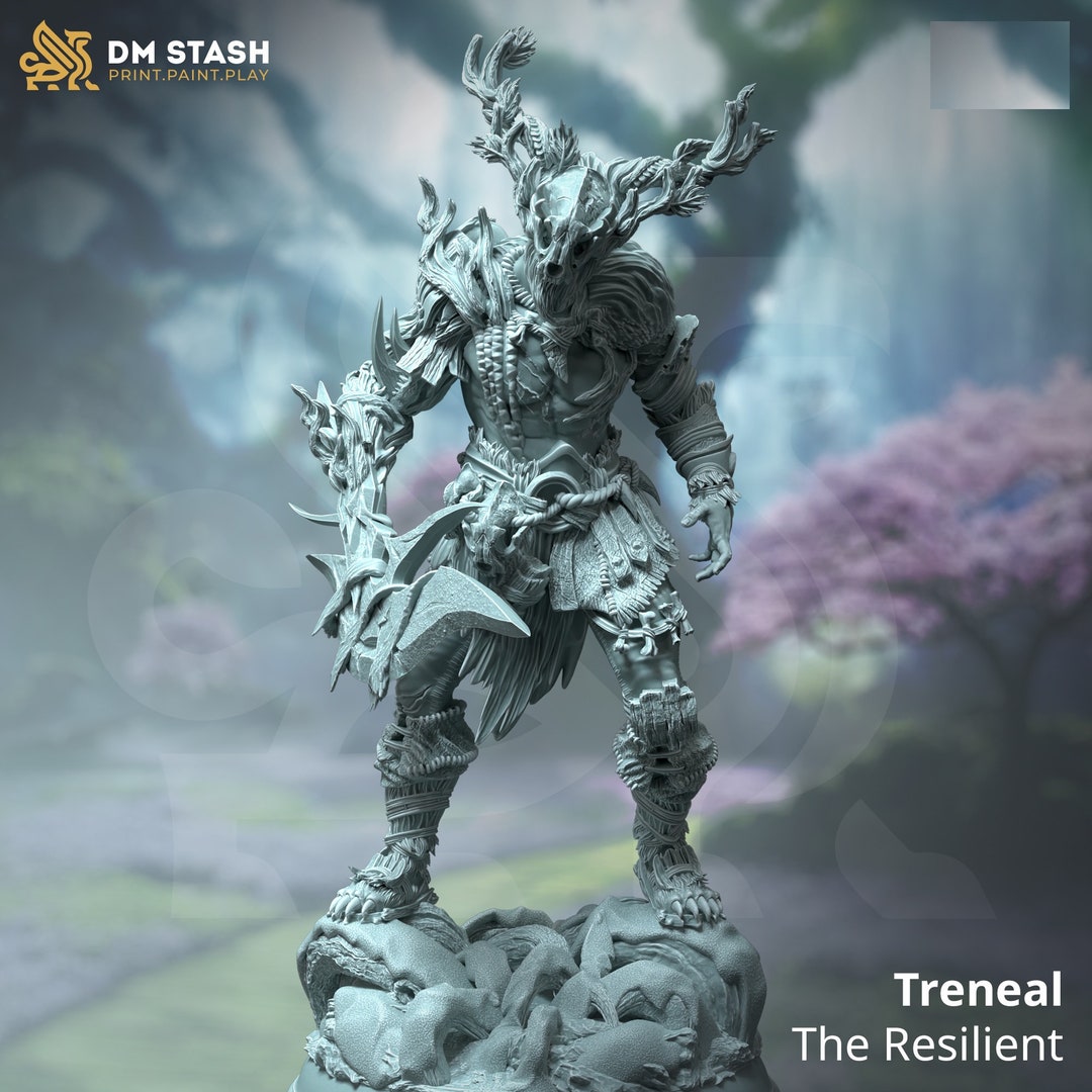 32/75mm Treneal by DM Stash Feywalkers Tabletop D&D Fantasy Resin ...