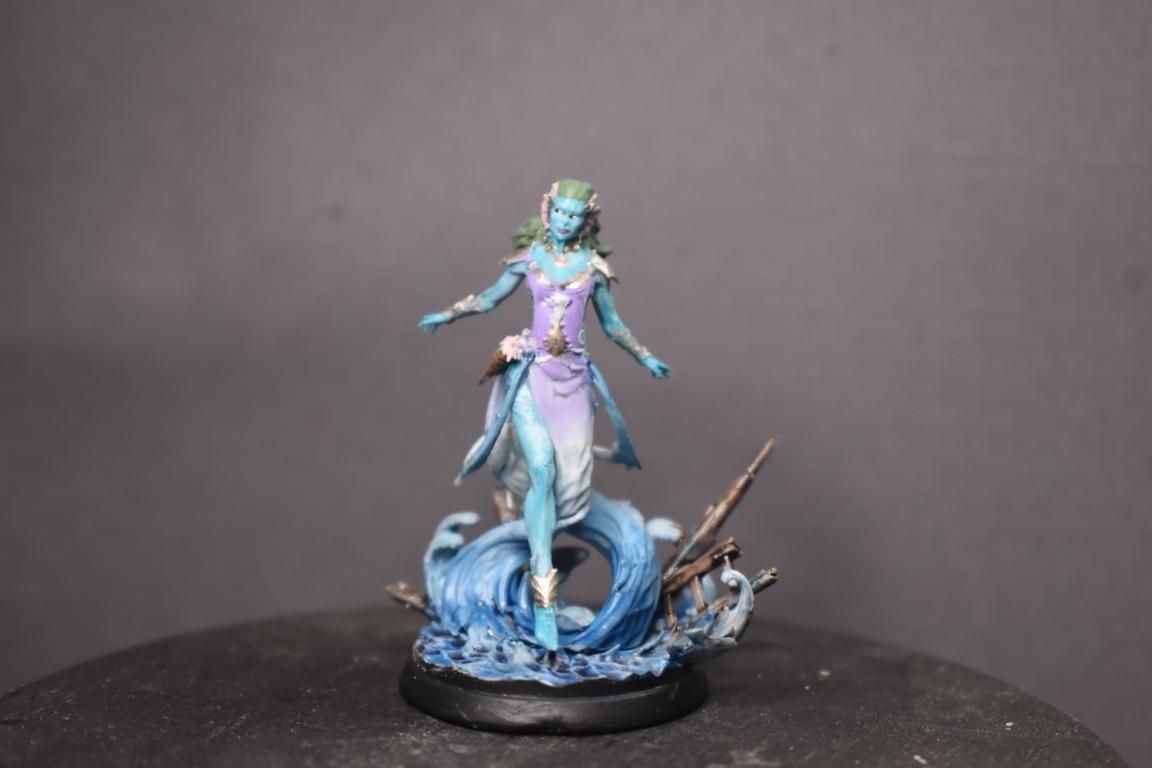 32/75mm Female Sea Elf Water Genasi by White Werewolf Tavern Tabletop D ...