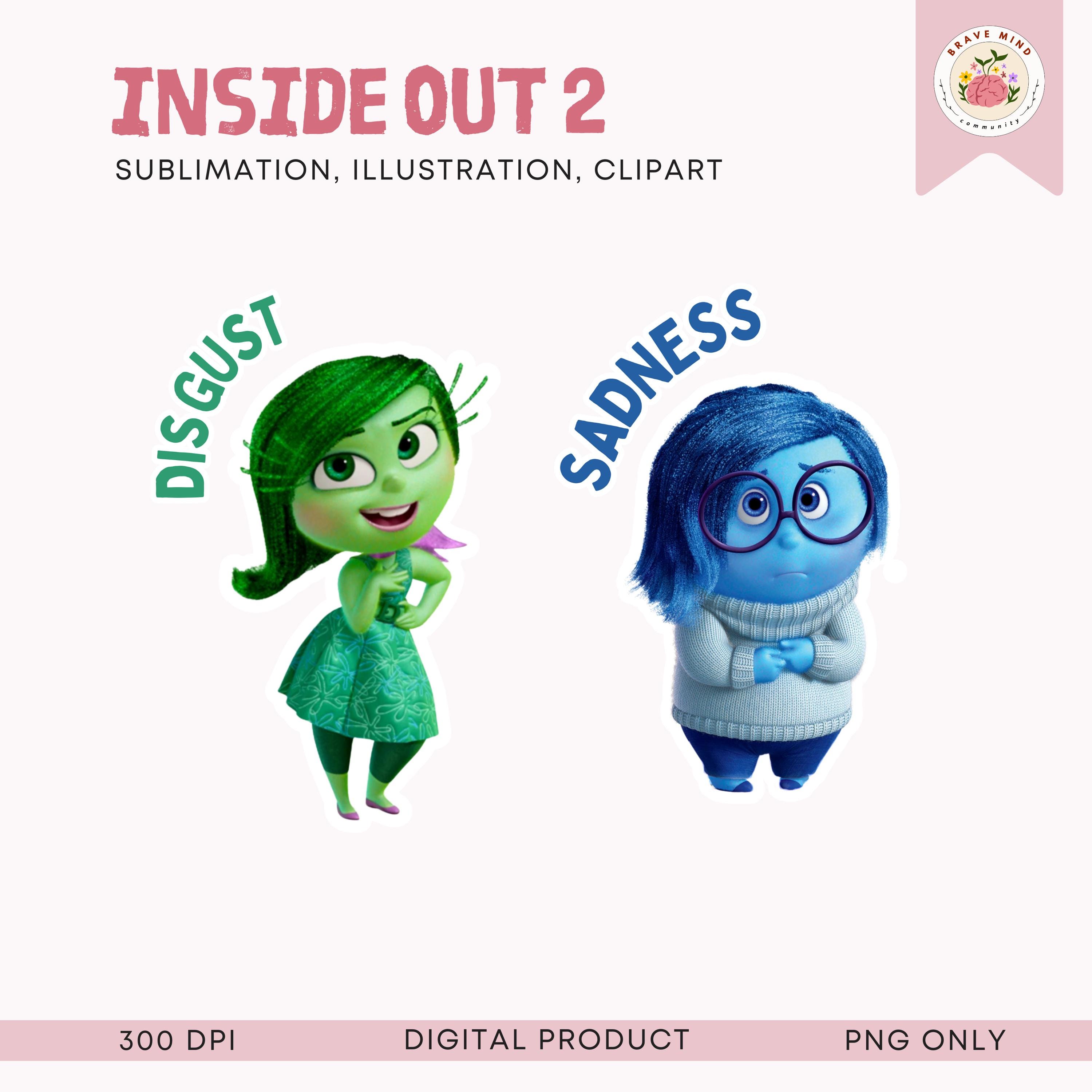 Inside Out 2 PNG Bundle Inside Out 2 Download Inside Out PNG Anger Joy ...